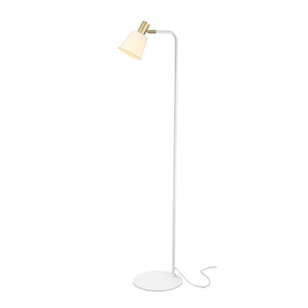 Coluna Pipe Dourado E Branco | Thelumen